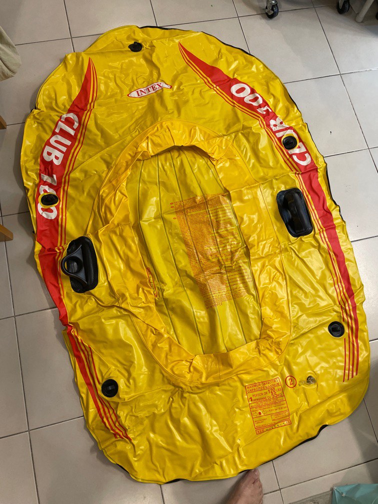 Intex Club 100 Inflatable Boat, Hobbies & Toys, Toys & Games on Carousell