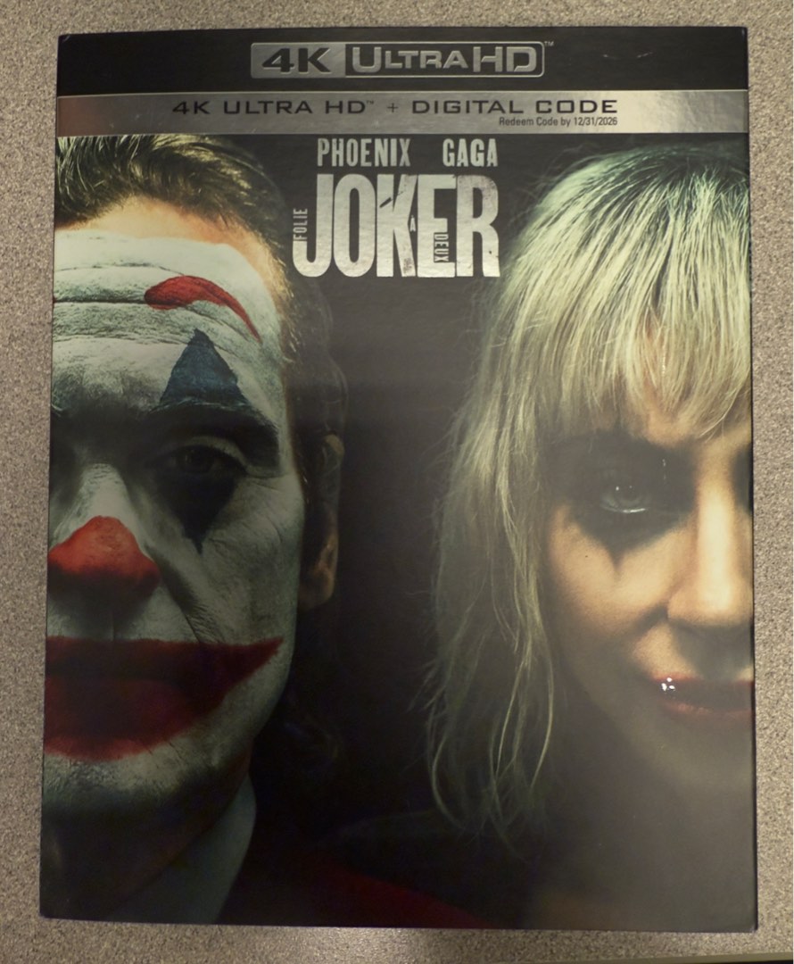 Joker : Folie A Deux 4K, Hobbies & Toys, Music & Media, CDs & DVDs on ...