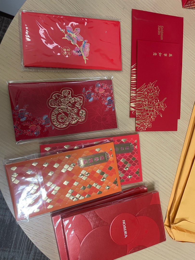 Jpm ubs gs Nomura clsa red packet ang Bao Hong Bao 2025, Hobbies & Toys ...
