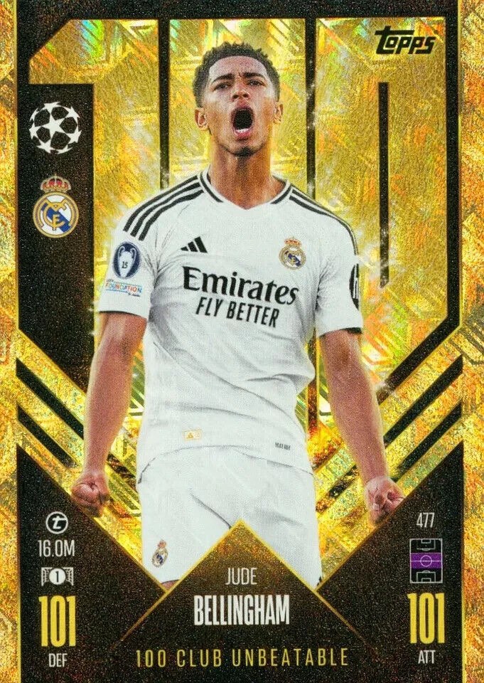 Jude Bellingham 101 Match Attax 24/25, Hobbies & Toys, Memorabilia ...
