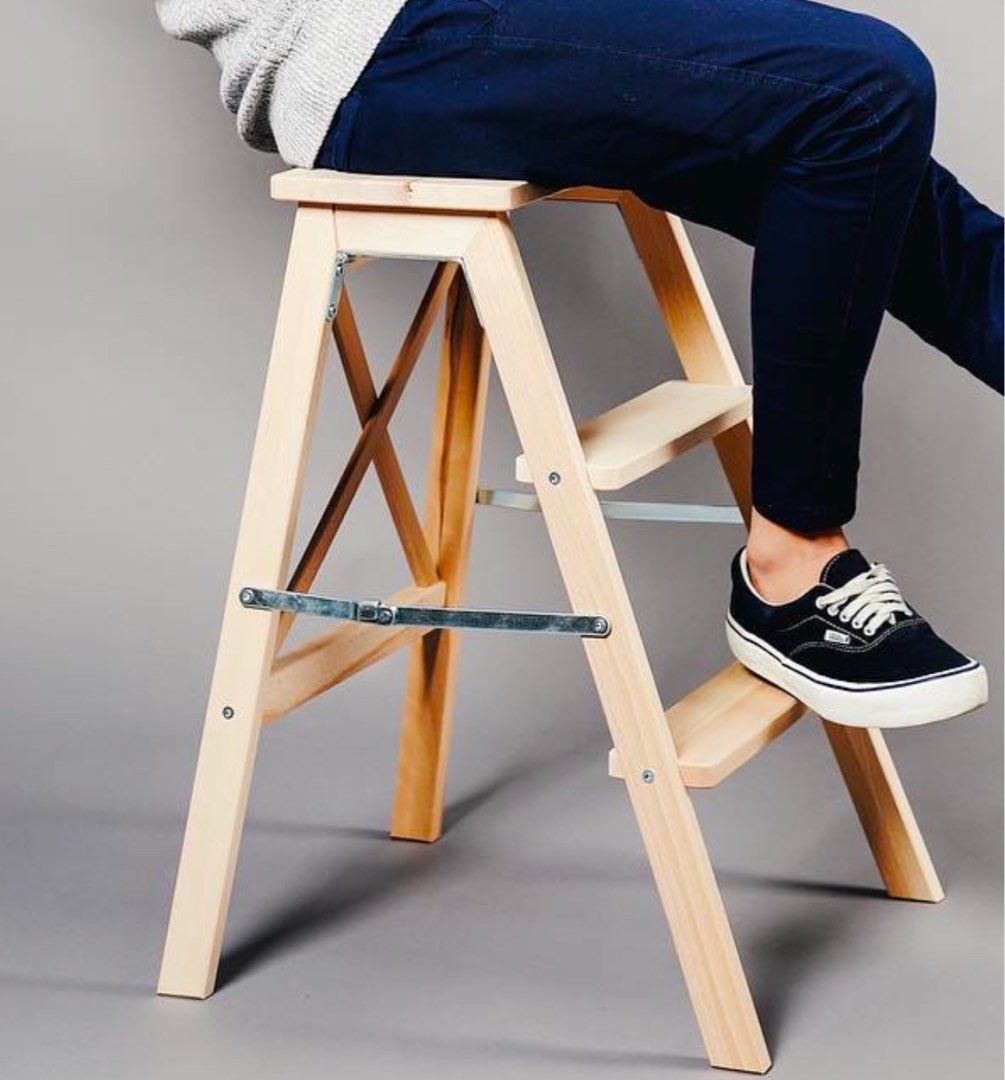 Kursi Tangga Model Ikea, Perabotan Rumah di Carousell