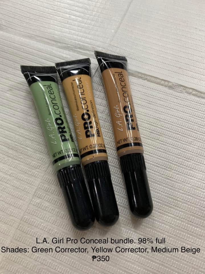 LA Girl concealer and color corrector bundle, Beauty & Personal Care, Face, Makeup on Carousell