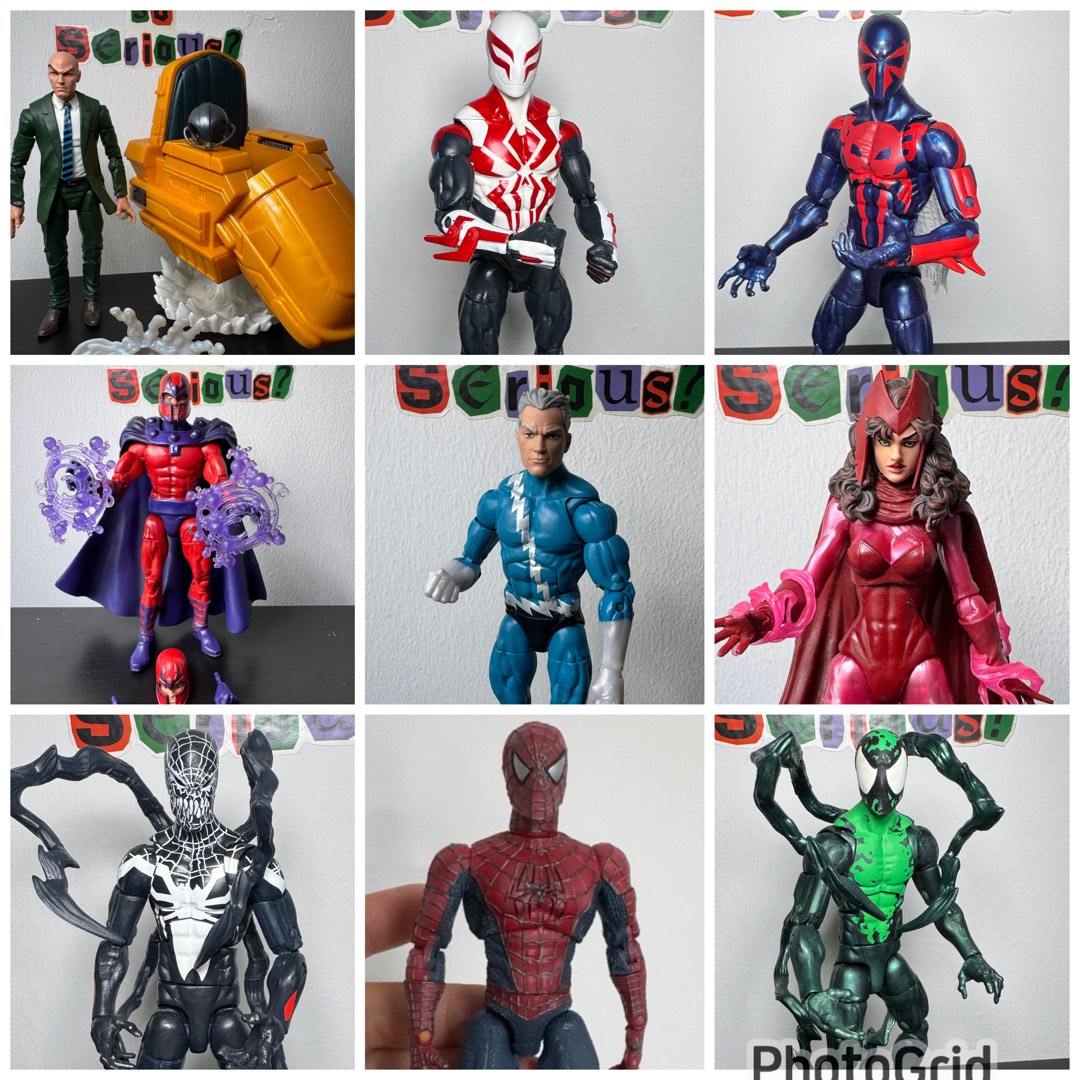 Marvel legends Prof X - $80 Spider-man 2099 WHITE - $59 Spider-man 2099 ...