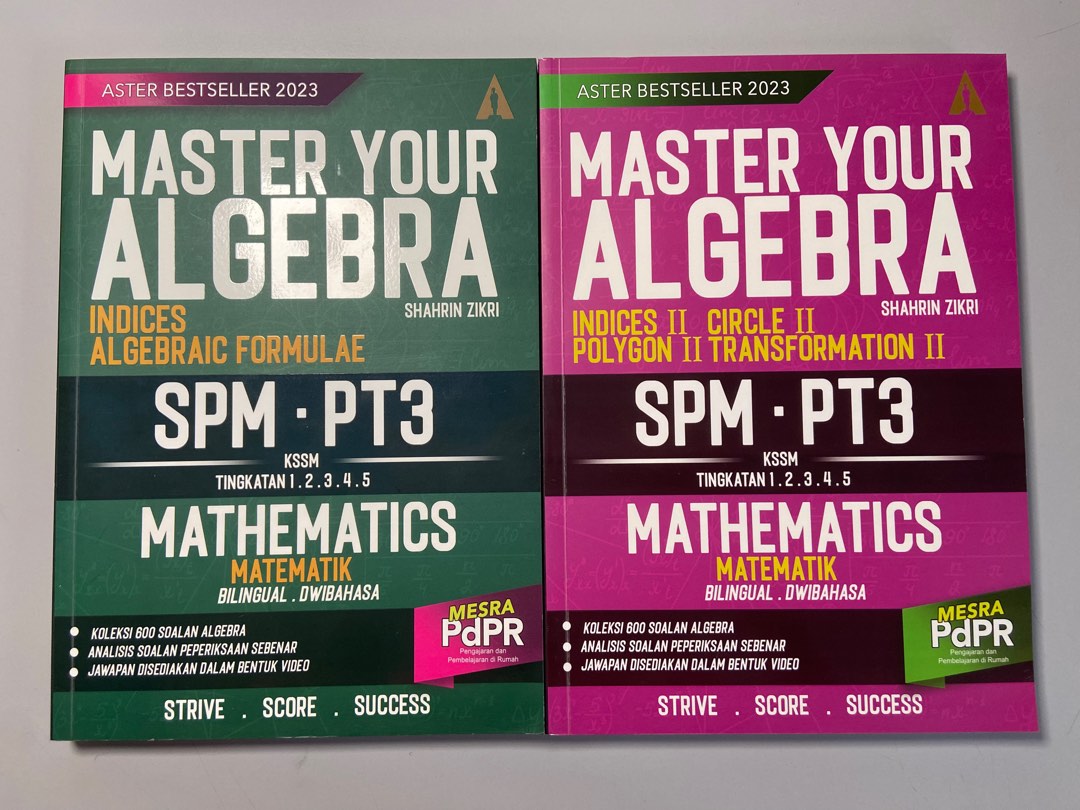 Master your Algebra Form 3-Form 5 Maths, Hobbies & Toys, Books ...