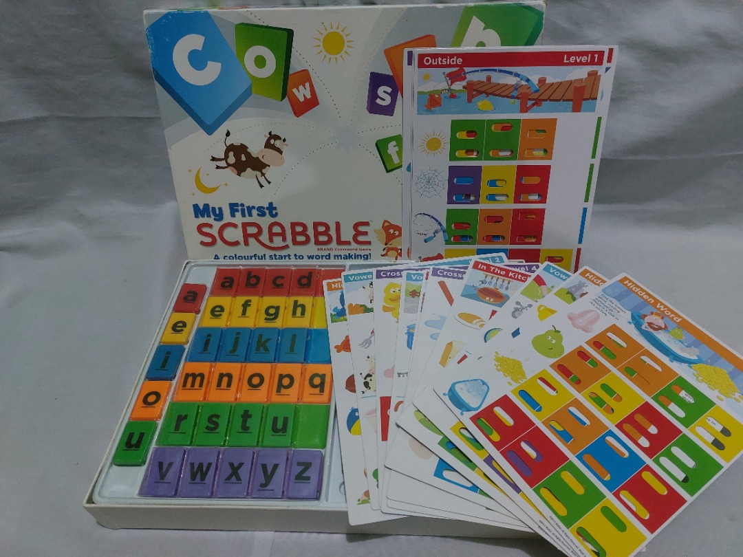 Mattel My First Scrabble, Hobbies & Toys, Toys & Games on Carousell