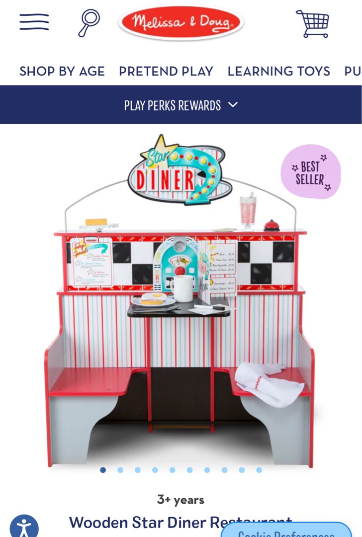 Melissa & Doug Diner Restaurant for kids, Babies & Kids, Infant ...