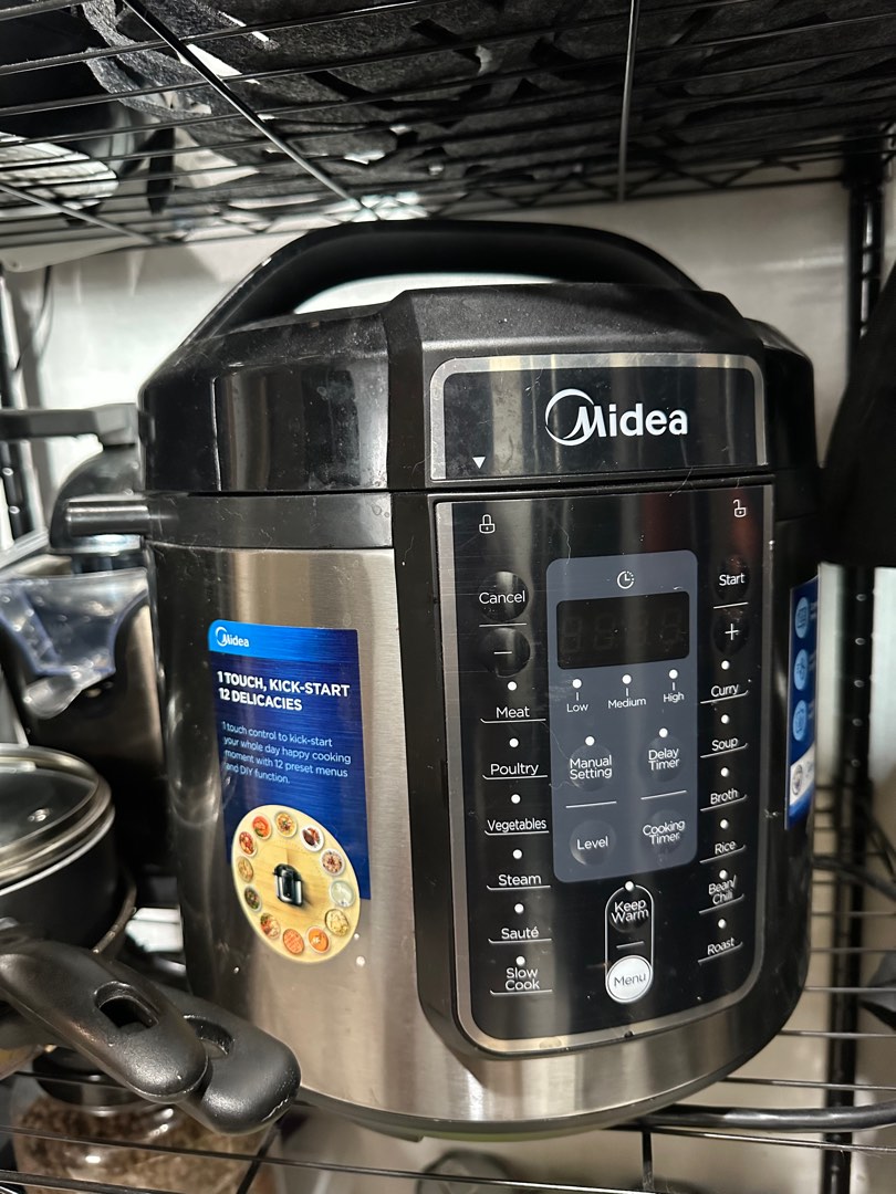 Midea 12-in-1 multi cooker / pressure cooker, TV & Home Appliances ...