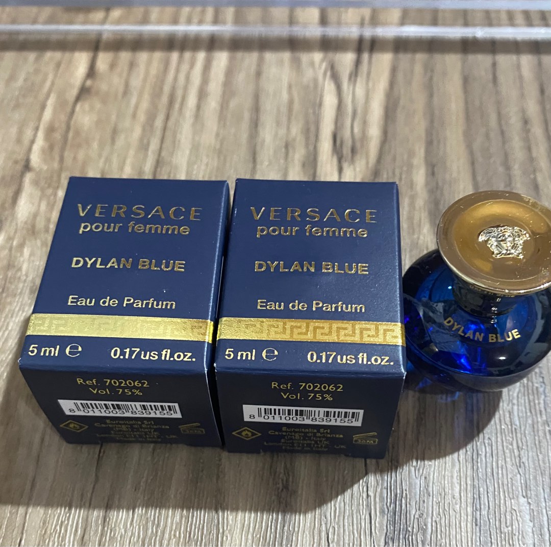 Mini Perfume Versace Dylan Blue for Women, Beauty & Personal Care ...