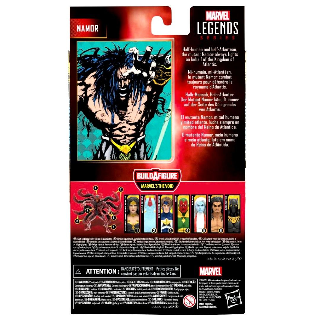 MISB Marvel Legends The Void Wave Black Panther Namor The Sub-Mariner ...