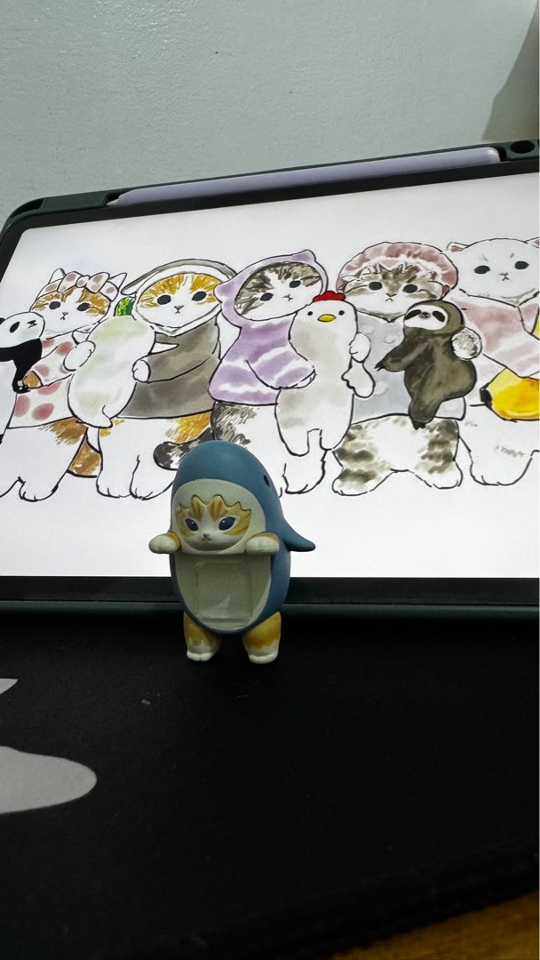 mofusand hipper shark meow (unsealed, unused adhesive), Hobbies & Toys ...