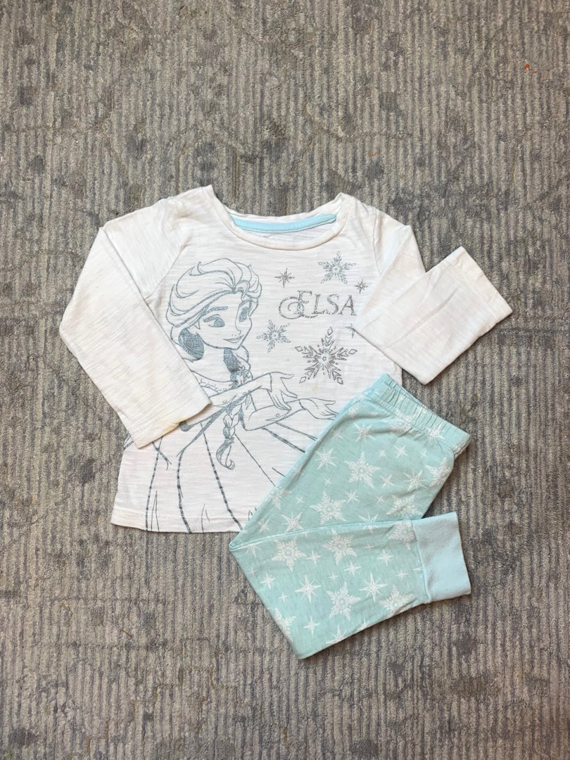 Mothercare Disney Frozen Elsa Pyjamas (1-2yo), Babies & Kids, Babies ...