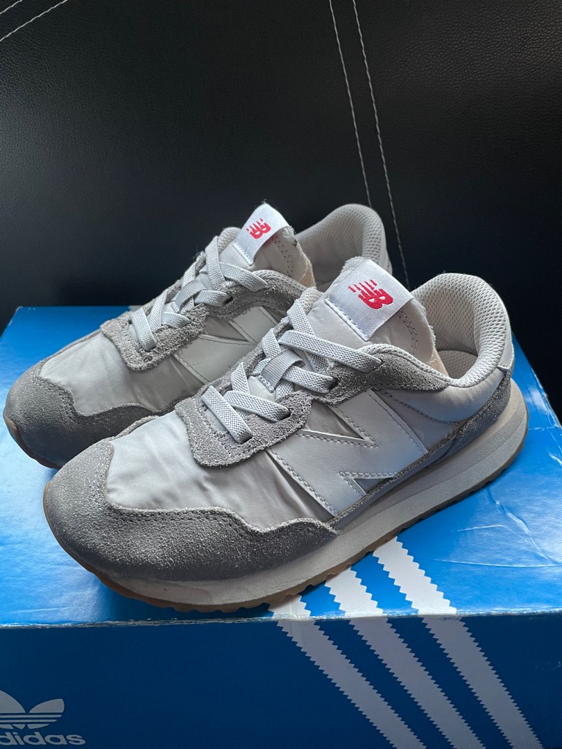 New balance 237 Multi Gray US2, Babies & Kids, Babies & Kids Fashion on ...