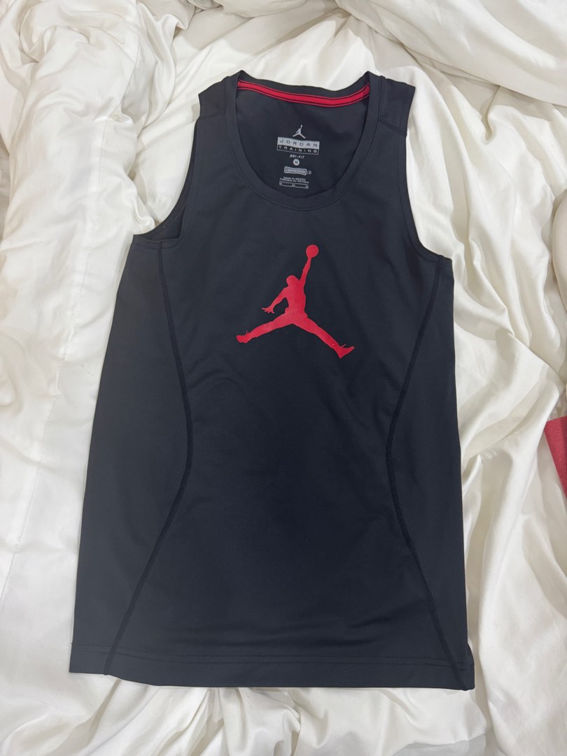 Nike air jordan dri fit singlet, Men's Fashion, Activewear on Carousell