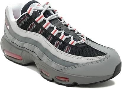 Nike Airmax 95 Essential (Smoke Grey/University Red, US Men 9.5), Men's Fashion, Footwear ...