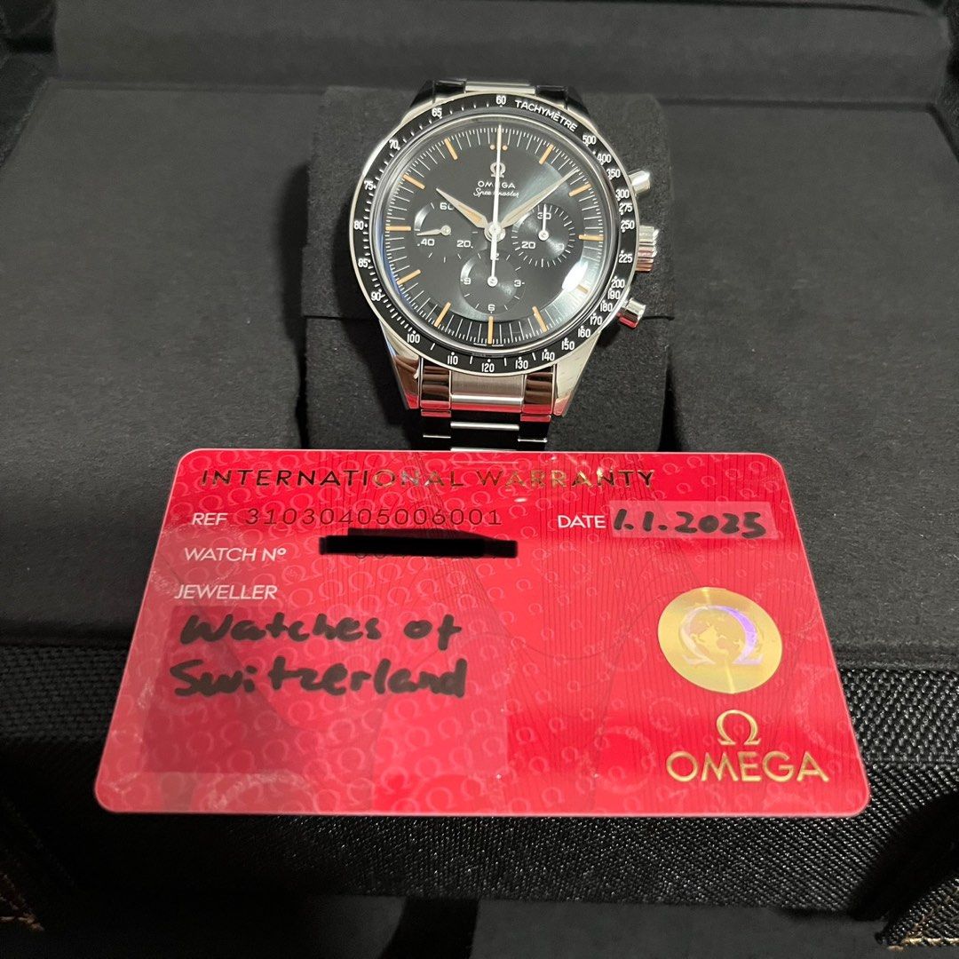 Omega 2025 Speedmaster FOIS First Omega in Space 310.30.40.50.06.001 ...