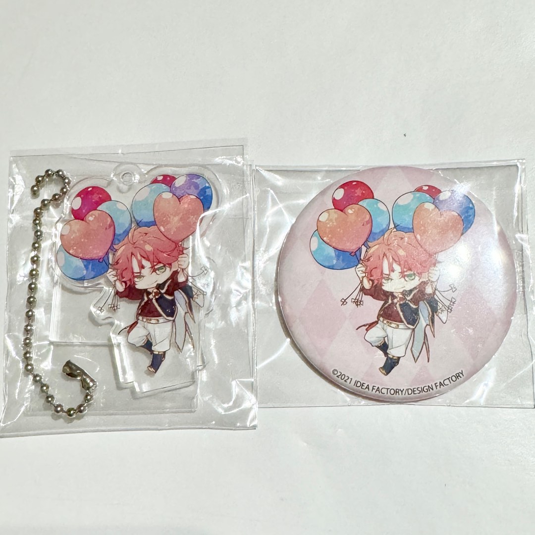 ON HAND Radiant tale radie chibi acrylic stand with can badge set pair ...