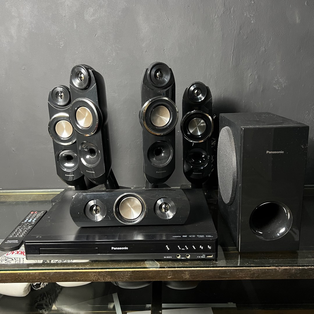 Panasonic Home Theater Full Set, Elektronik, TV & Perlengkapan Hiburan ...