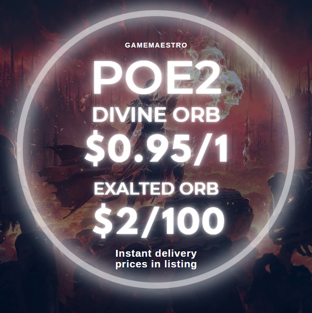 Path of exile 2 Divine Orb ($0.95/1) Exalted Orb ($2/100) for Standard/PS/XBOX Path of exile 2 ...