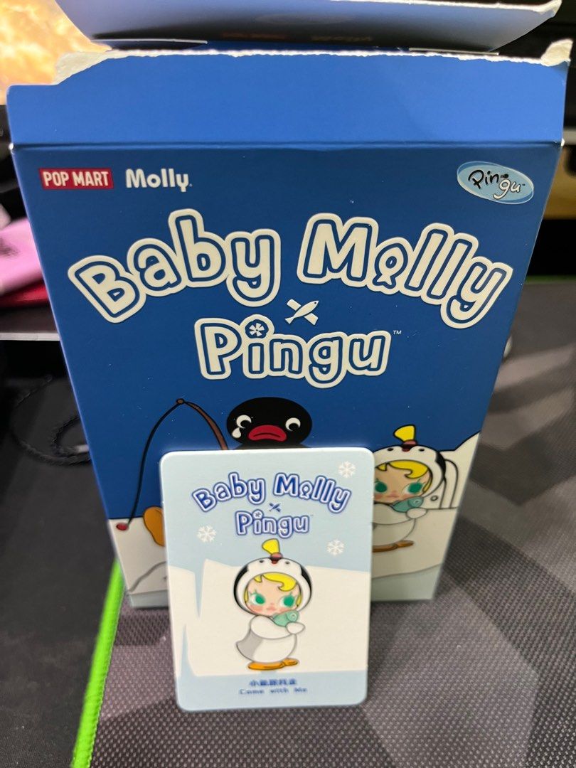 Popmart Baby Molly x Pingu Plush Pendant Confirmed, Hobbies & Toys ...