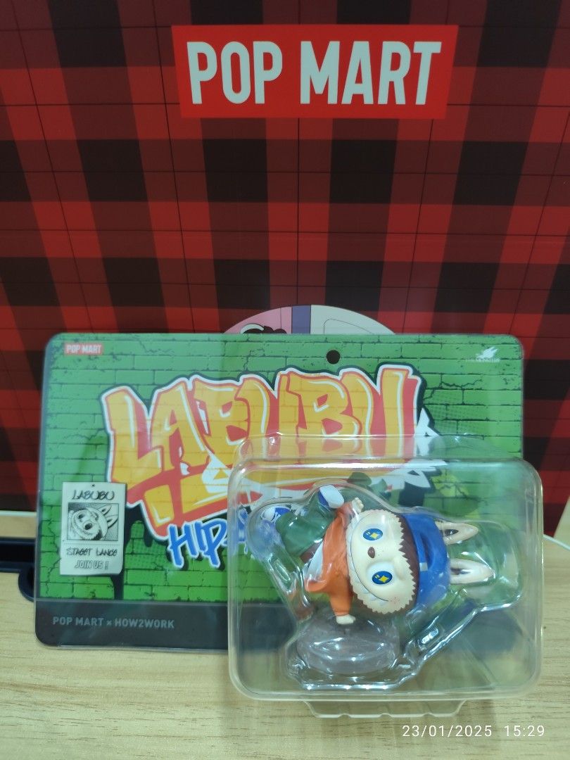 Popmart x How2work Labubu Hip Hop Girl, Hobbies & Toys, Toys & Games on ...