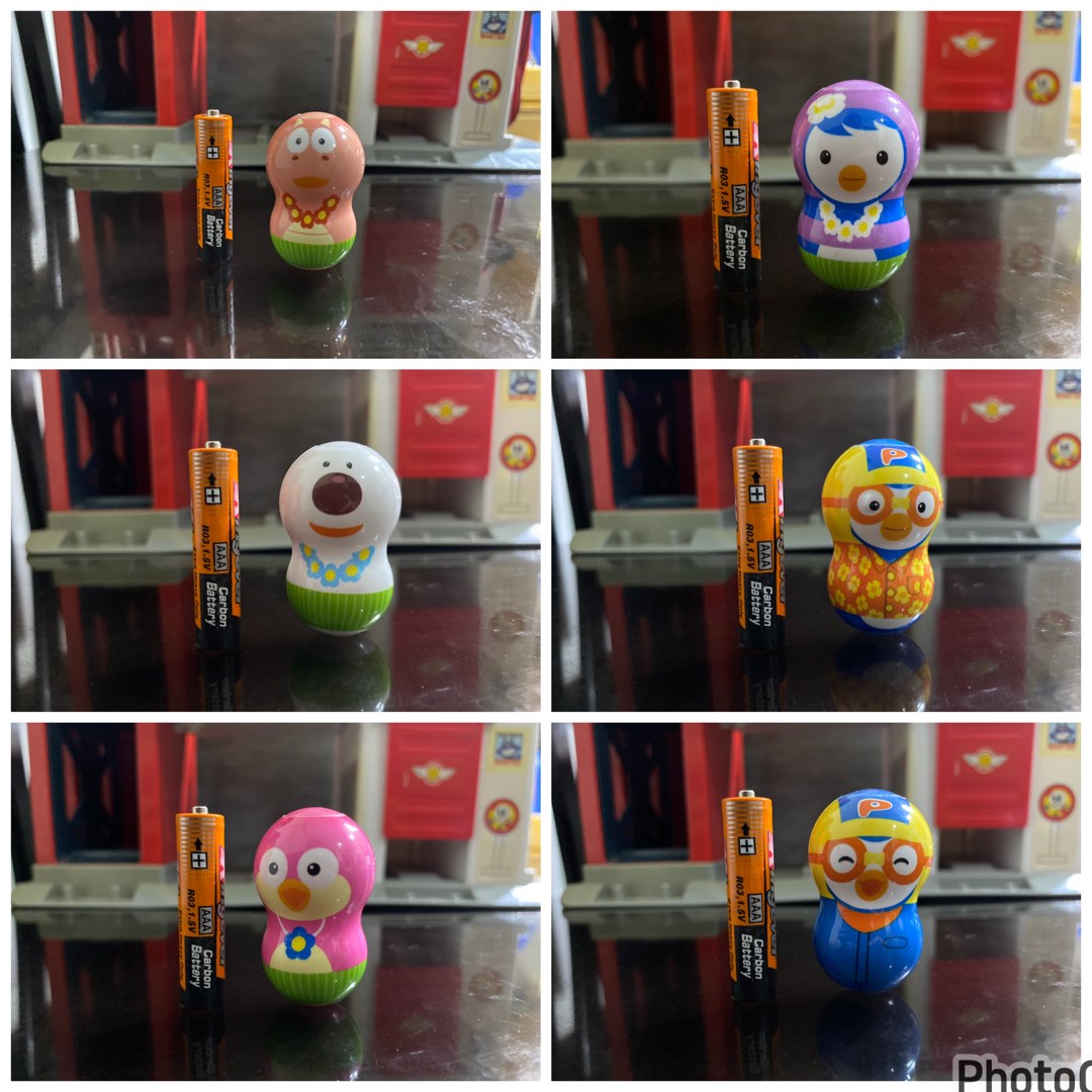 Pororo Flipperz/ Pororo Characters Roly Poly Capsule Toy (per piece ...