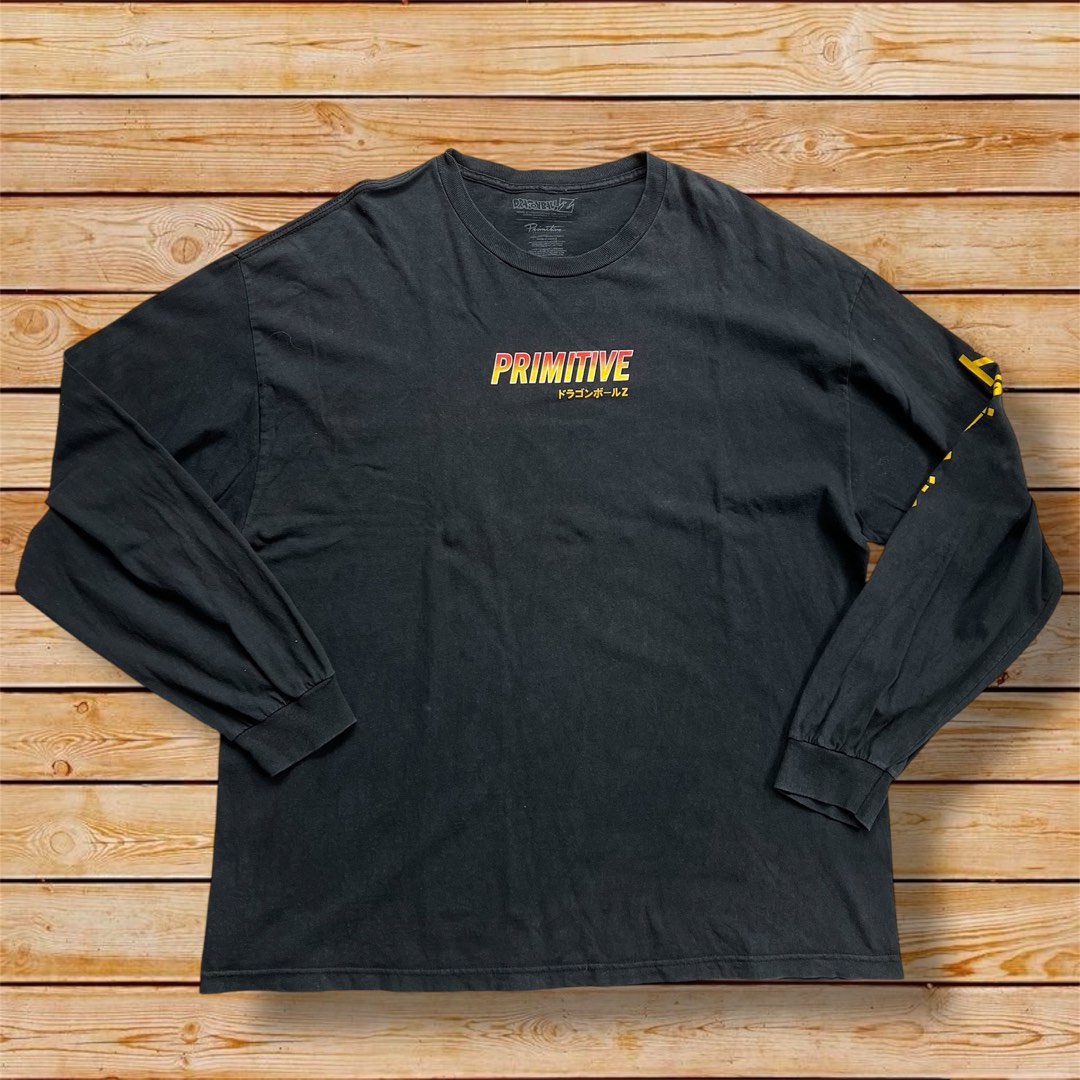 Primitive Skate x Dragon Ball Z Men's Super Saiyan Goku Long Sleeve ...