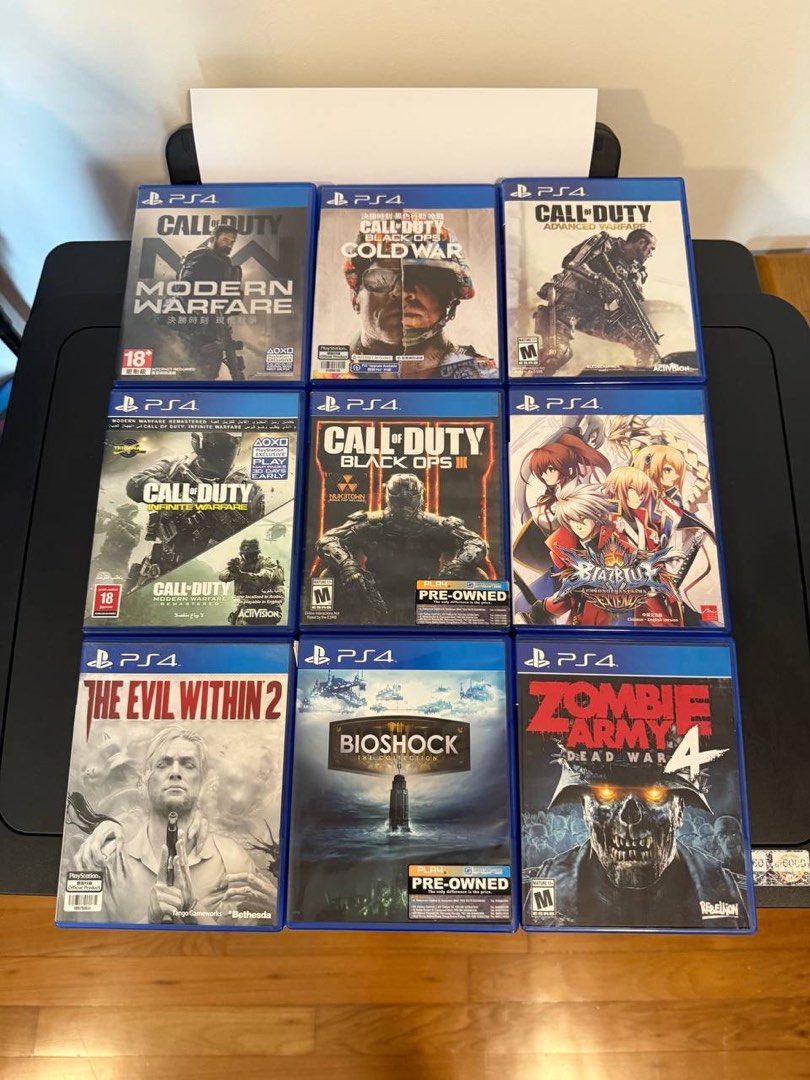 PS4 game Call of duty modern warfare / black ops Cold War / advanced ...