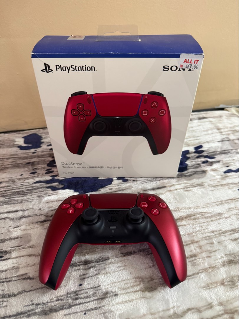 Ps5 Controller DS5 Volcanic Red, Video Gaming, Gaming Accessories ...