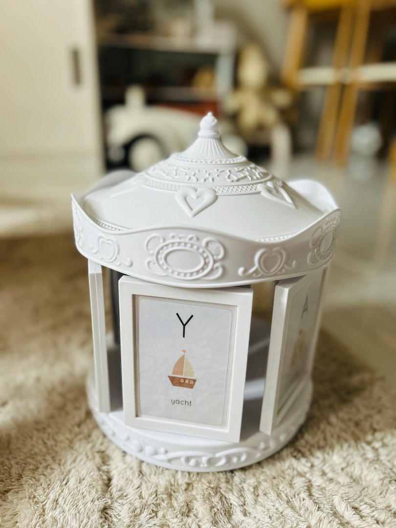 Revolving carousel photo frame, Furniture & Home Living, Home Decor ...