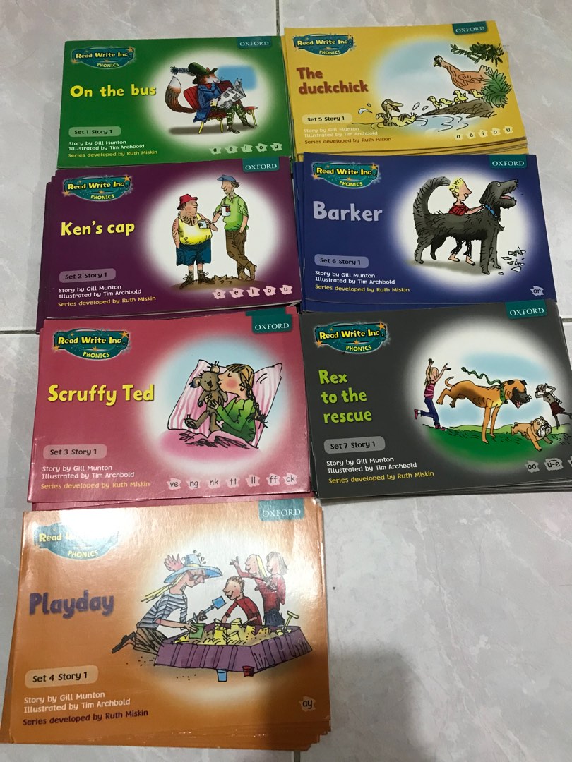 Oxford RWI read write inc. phonics , 興趣及遊戲, 書本 & 文具, 兒童書籍 - Carousell