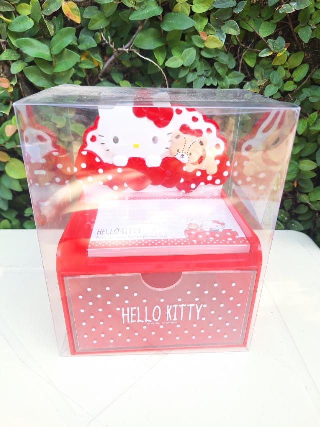 Sanrio Hello Kitty chest with memo, Hobbies & Toys, Stationary & Craft ...
