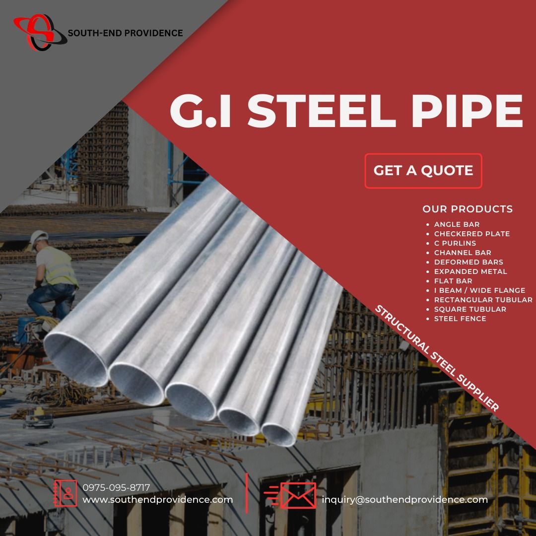 Schedule 40 Galvanized Iron Pipe - Angle Bar - C Purlin - Metal Stud ...