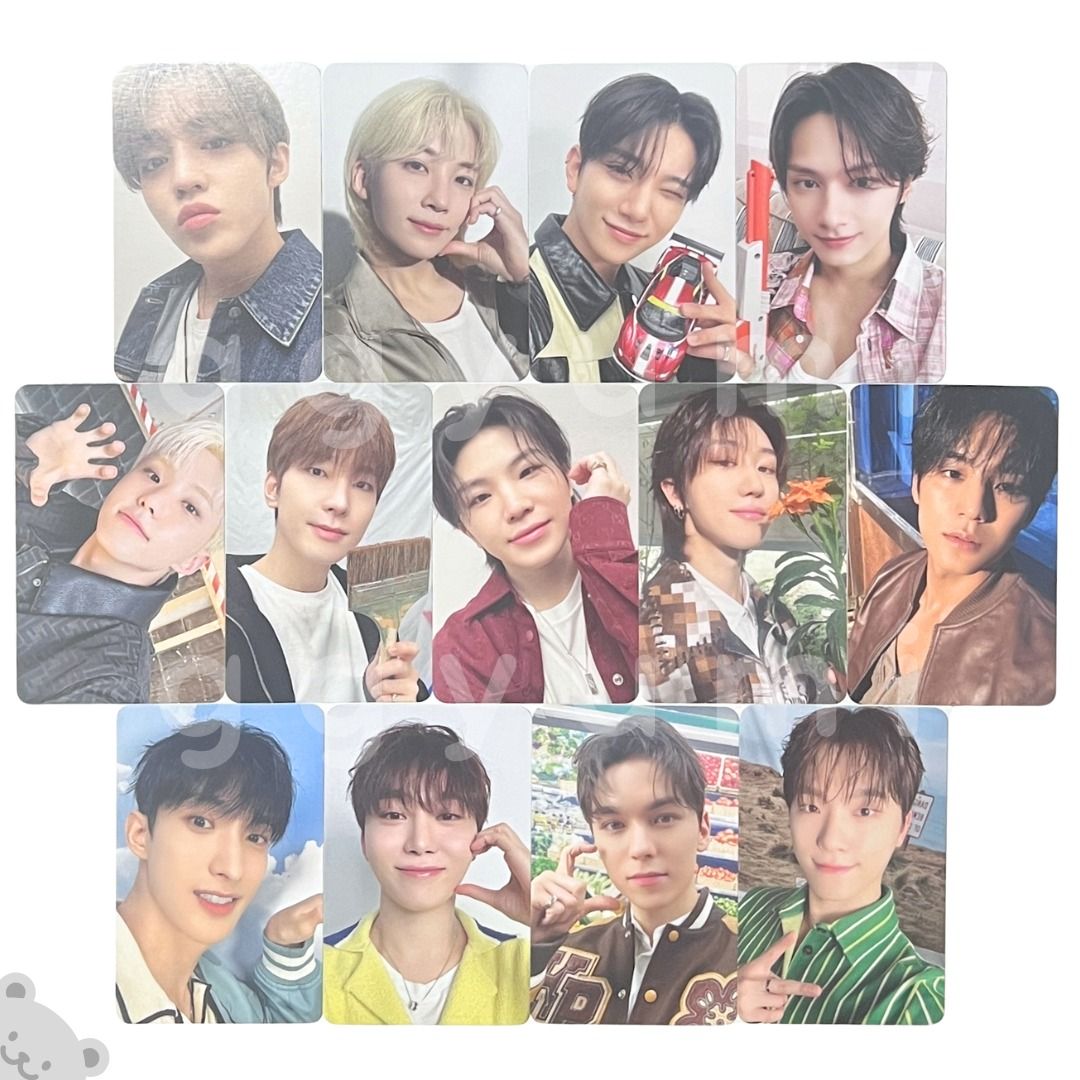 SEVENTEEN Season's Greetings 2025 official merch - Photocard + Sticker ...