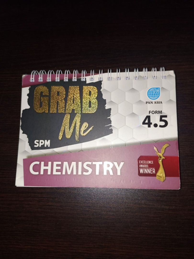 SPM : GRAB ME CHEMISTRY F4&F5, Hobbies & Toys, Books & Magazines, Textbooks on Carousell