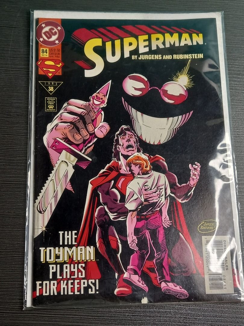 Superman #84 Comics December 1993 by DC Comics Inc, Hobbies & Toys ...