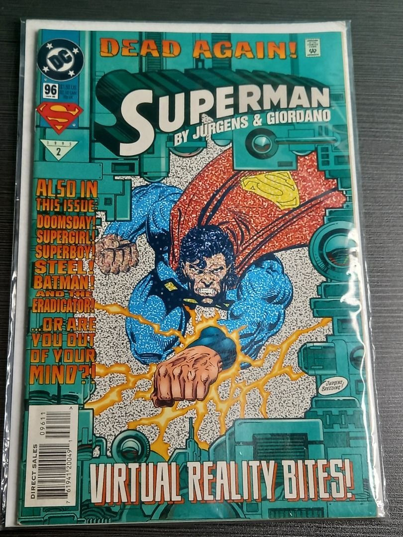 Superman #96 Comics January 1995 by DC Comics Inc, Hobbies & Toys, Books & Magazines, Comics ...
