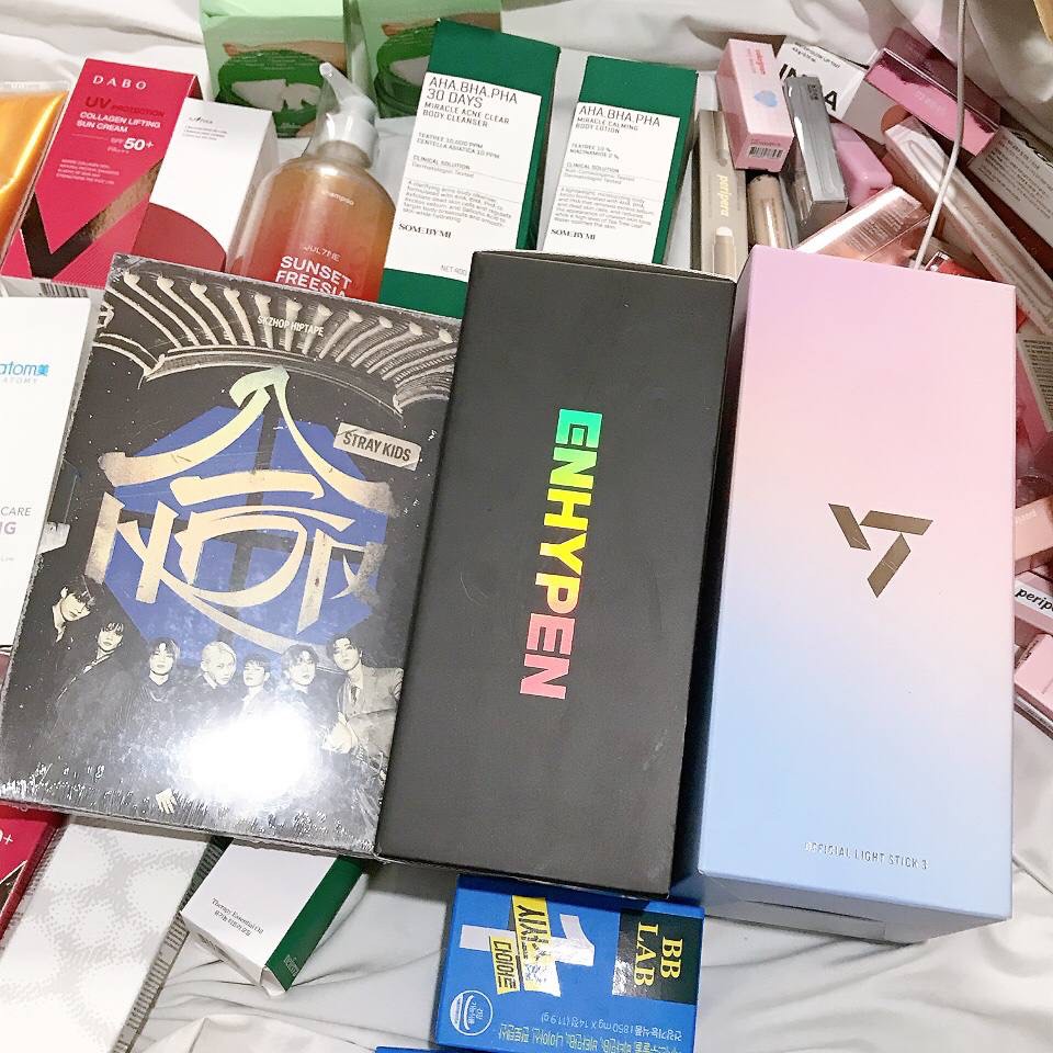 svt light stick enhypen light stick stray kids kpop merch, Hobbies ...