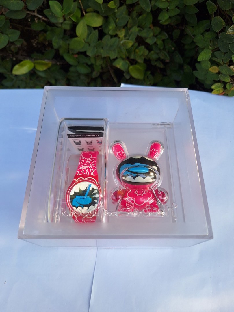 Swatch x Kidrobot series Shoutout by MAD, Women's Fashion, Watches ...