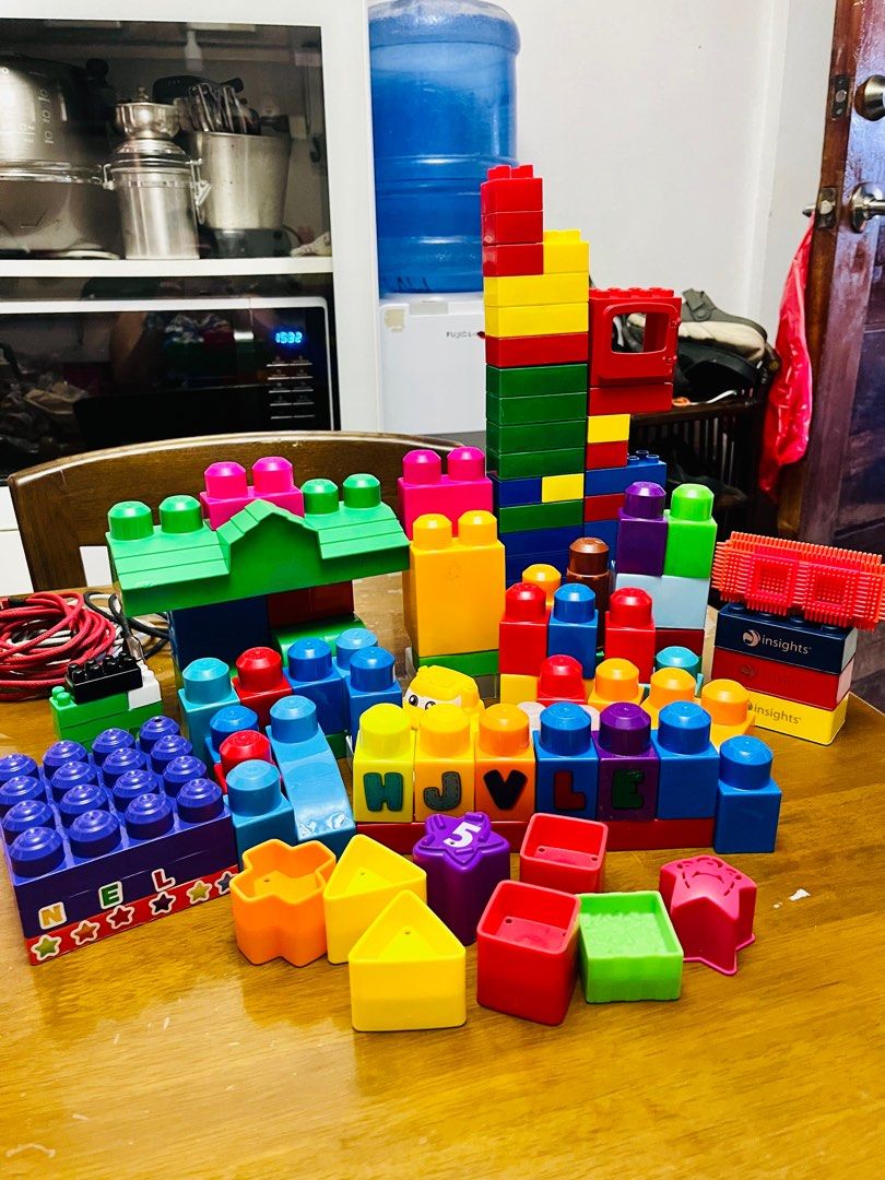 Take All Mega Blocks mixed with orig duplo and shape fisher price ...