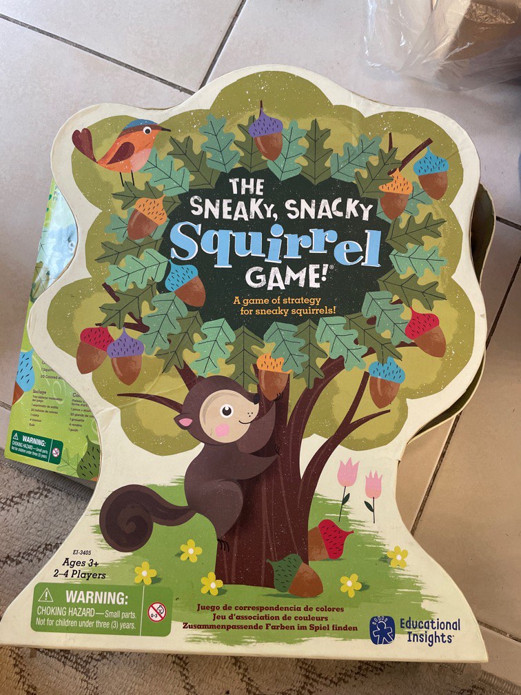 The Sneaky, Snacky Squirrel Game, Hobbies & Toys, Toys & Games on Carousell