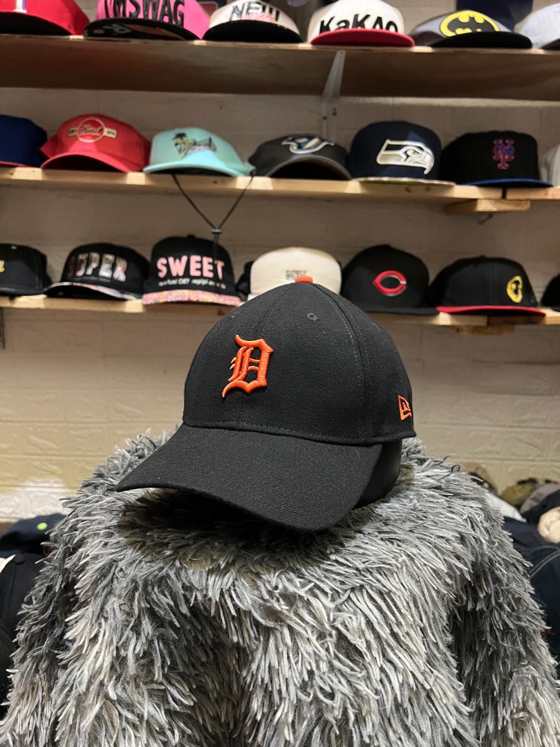 Topi baseball cap Built up MLB x New Era Detroit, Fesyen Pria ...