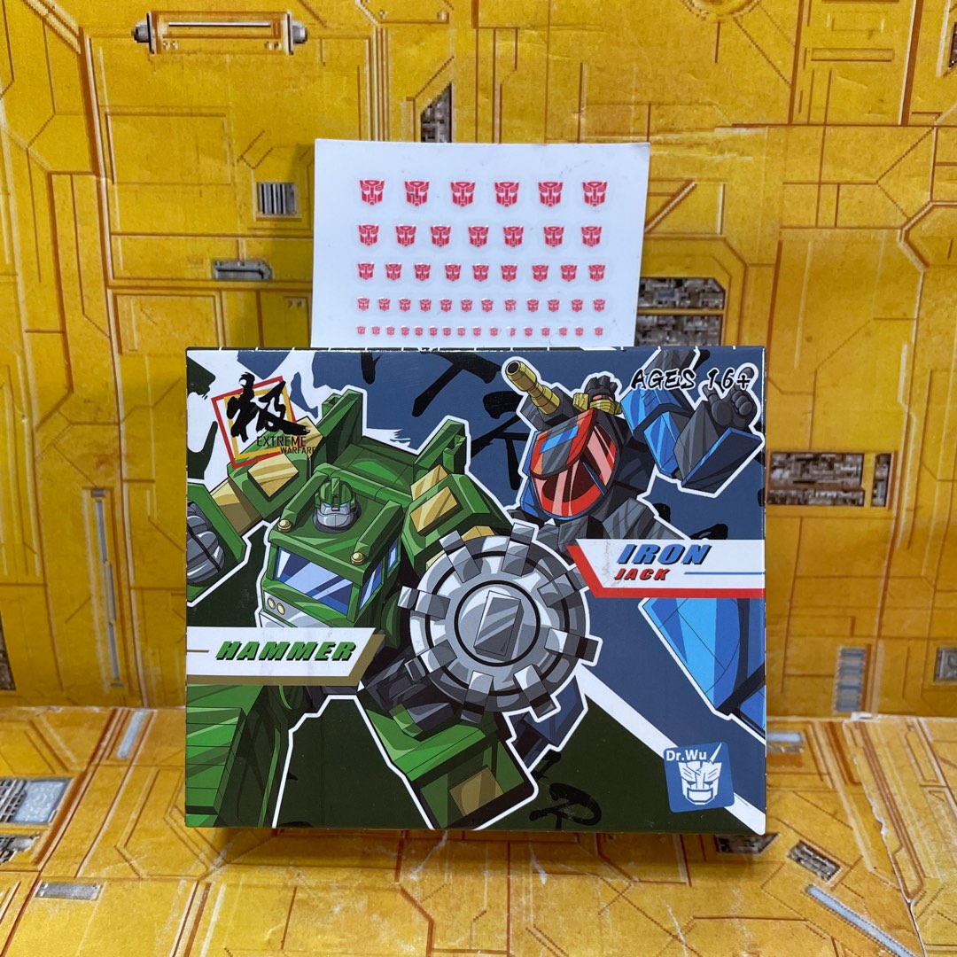 Transformers DR.WU DR WU - DW-E33 Hammer & DW-E30M Iron Jack (MISB ...
