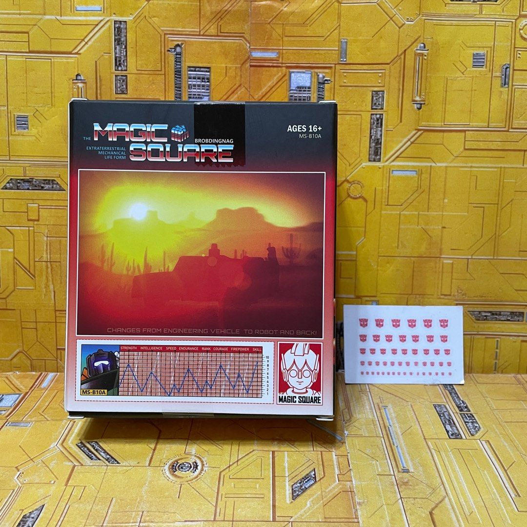 Transformers Magic Square MS - MS-B10A MSB10A Crane (aka Hoist repaint ...