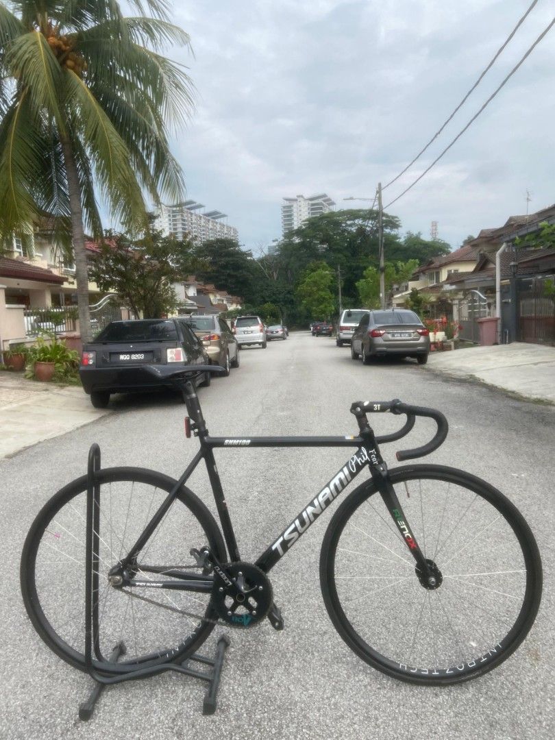 Tsunami Snm100 Fullbike Fixie/Fixed Gear with Renox Roadbike Frame (Can ...