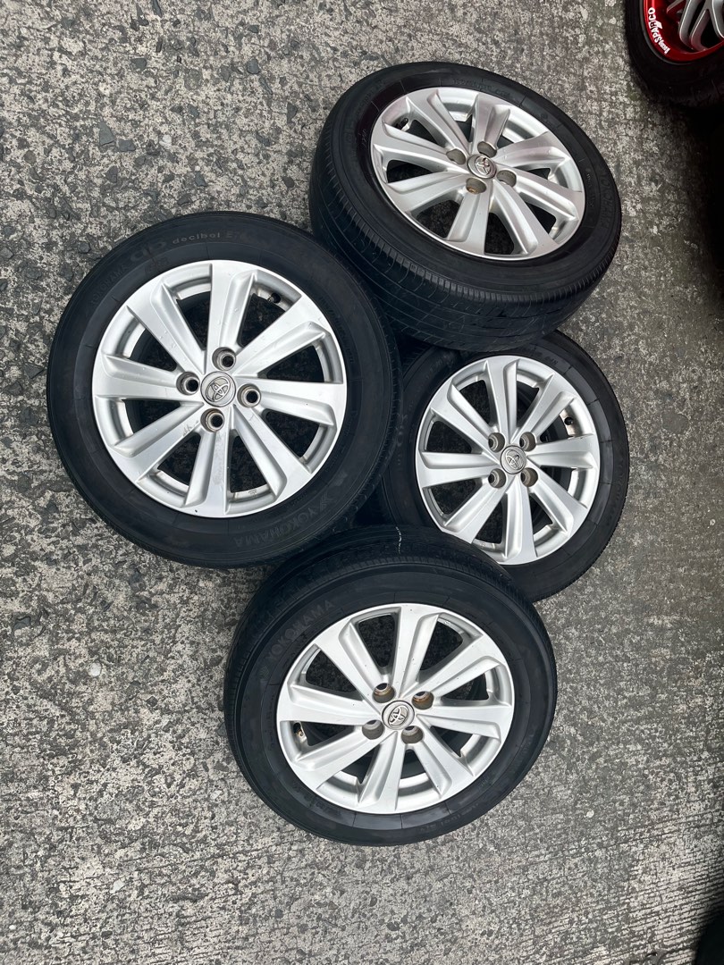 Vios Mags 15s, Car Parts & Accessories, Mags and Tires on Carousell