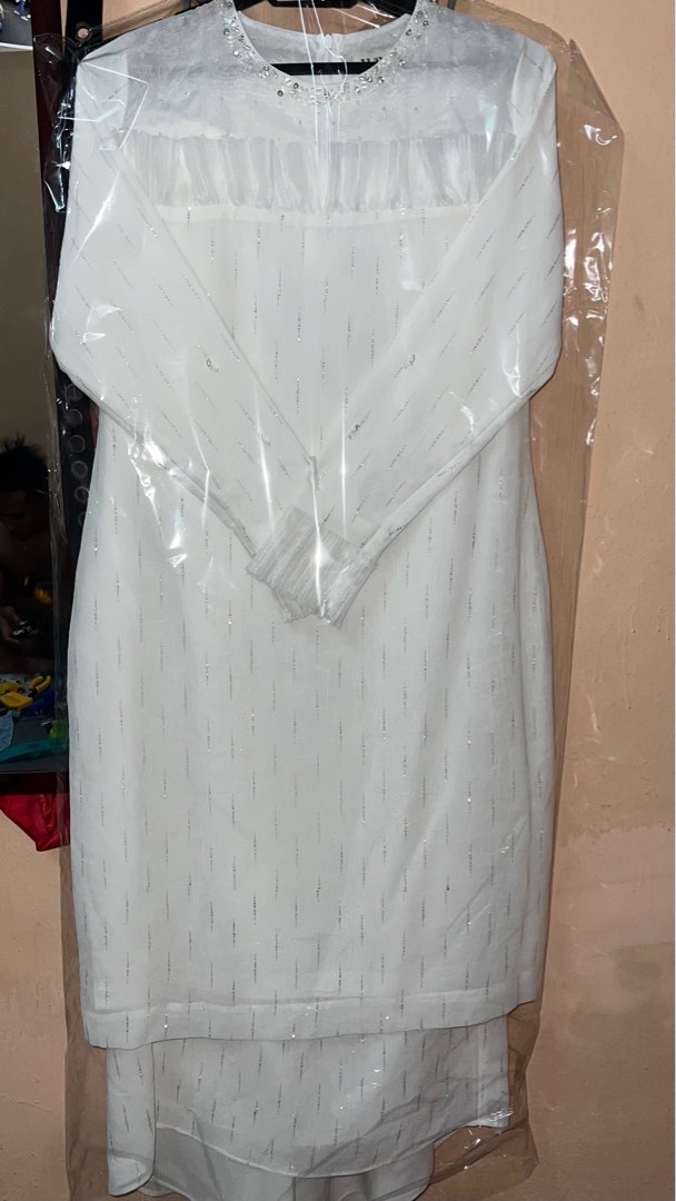 WANZAR OPHIRA OFF WHITE | BAJU NIKAH | BAJU KURUNG | BAJU RAYA 2025 ...