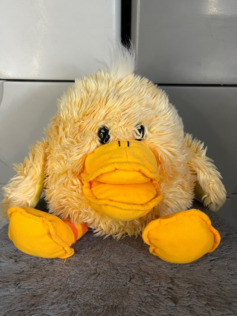 Yellow Round Duck x Duckling Huggable Plush/Stufftoy, Hobbies & Toys ...