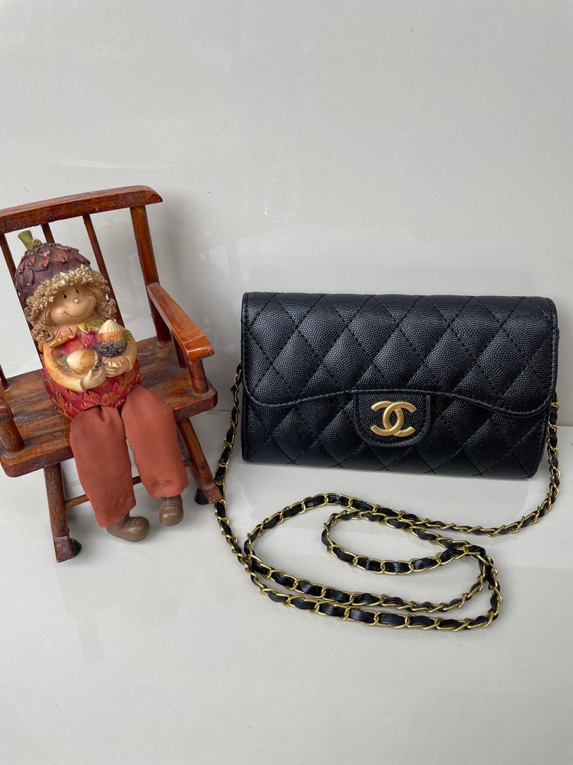 2025 CHA*NEL WALLET SLING, Luxury, Bags & Wallets on Carousell