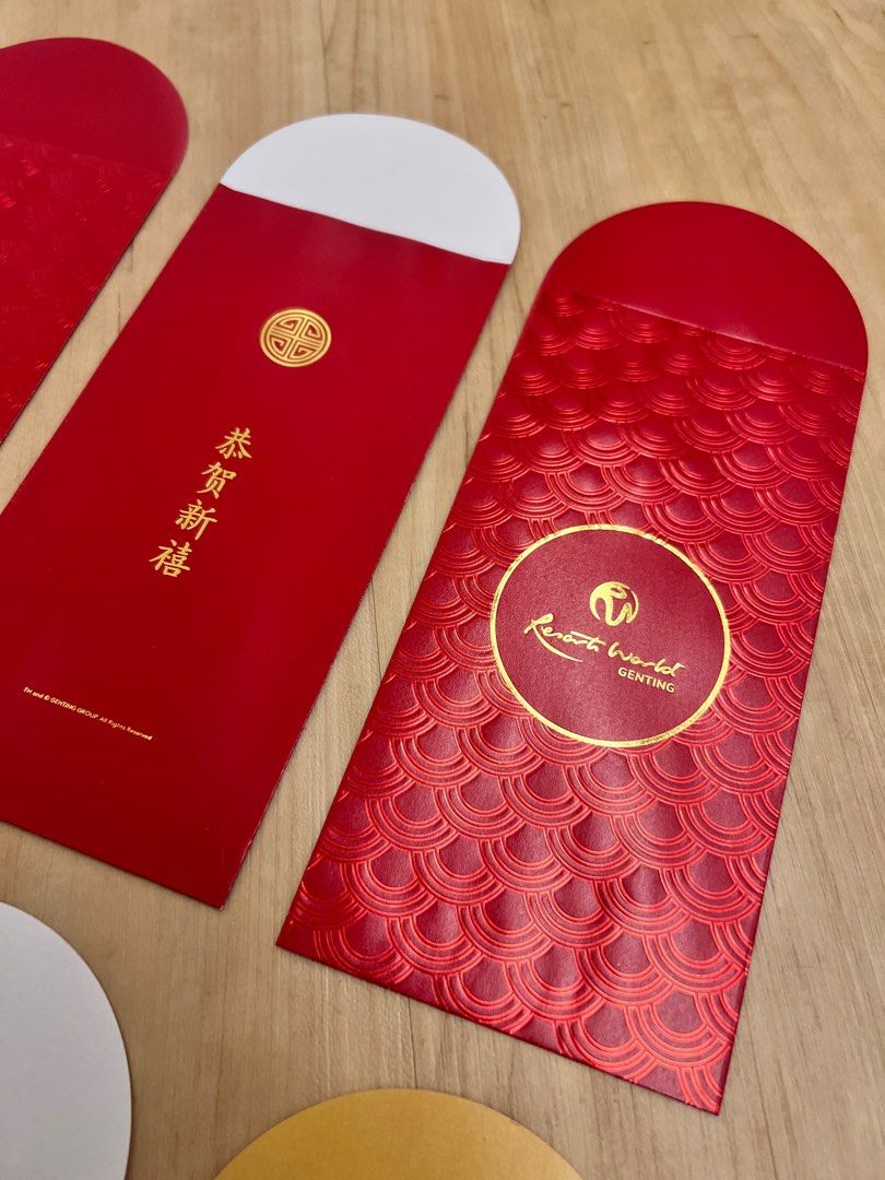 8pcs Resort World Genting 2025 Red Packet Chinese New Year Ang Pow/Ang ...