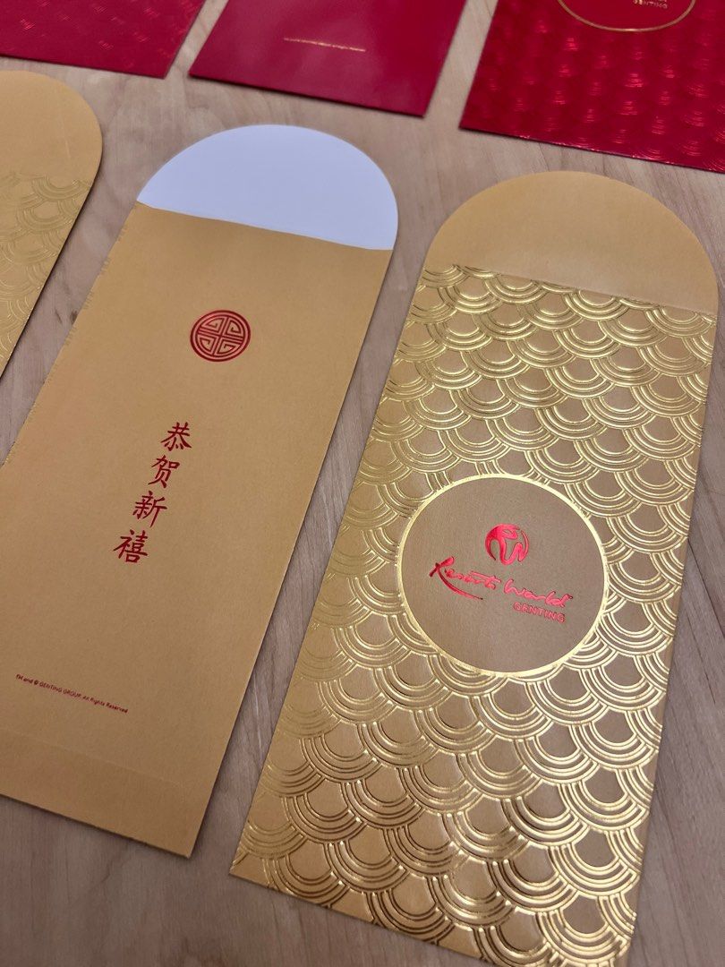 8pcs Resort World Genting 2025 Red Packet Chinese New Year Ang Pow/Ang ...